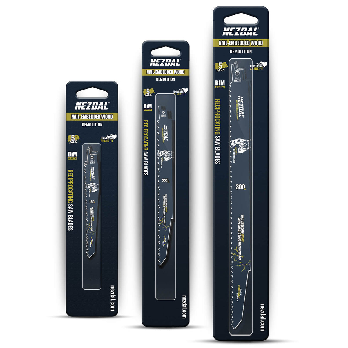 Demolition Pack | Blixtsnabb Rivning | Tigersågblad | 15 st